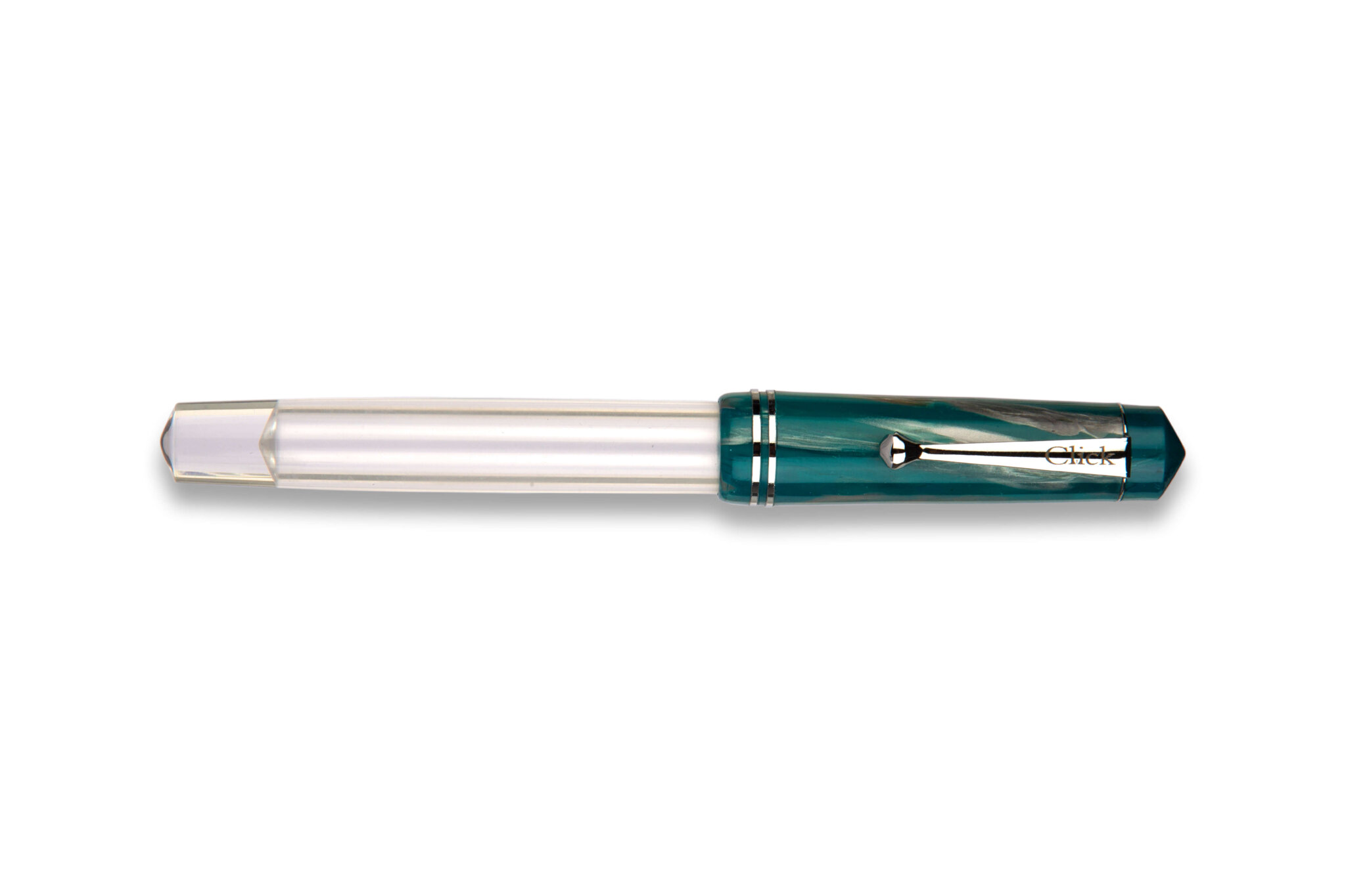 Click Aristocrat HT Peacock Blue Marble - CLICK Pens