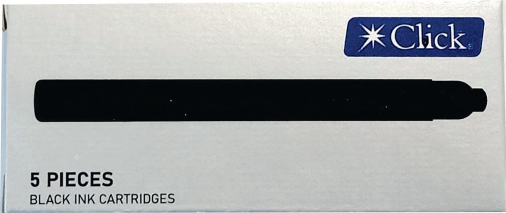 Click Ink Cartridge (Black Pack of 5) - CLICK Pens